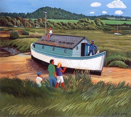 Coastal and Seaside Art Prints by Brian Lewis Ahoy Captain