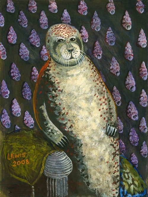 Seal Art Prints by Brian Lewis Uncle Mollusc
