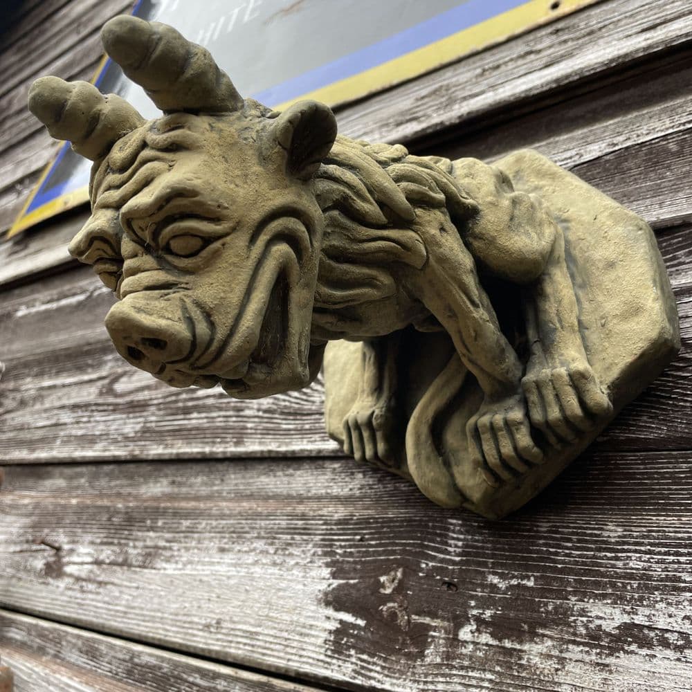 Strasbourg gargoyle gothic style stone ornament