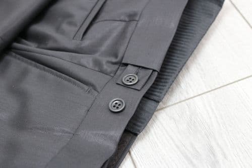 ALEXANDRE Savile Row Black Long Jacket Suit Uk40 BNWT