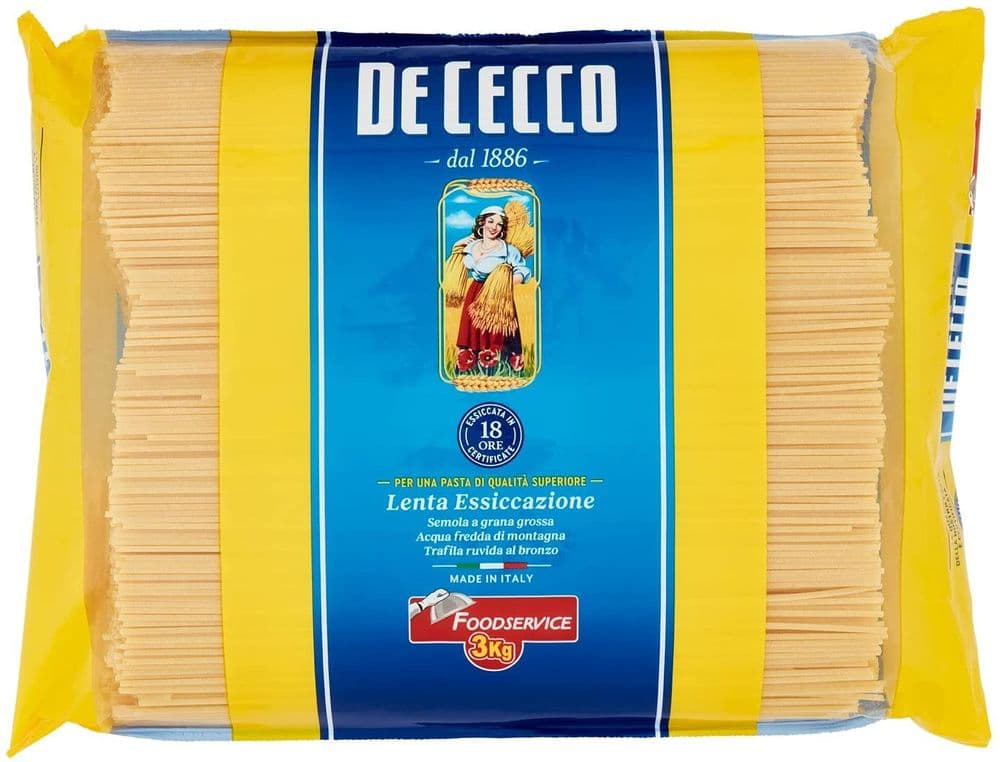De Cecco DeCecco Spaghetti Pasta 3kg Pack 3000g