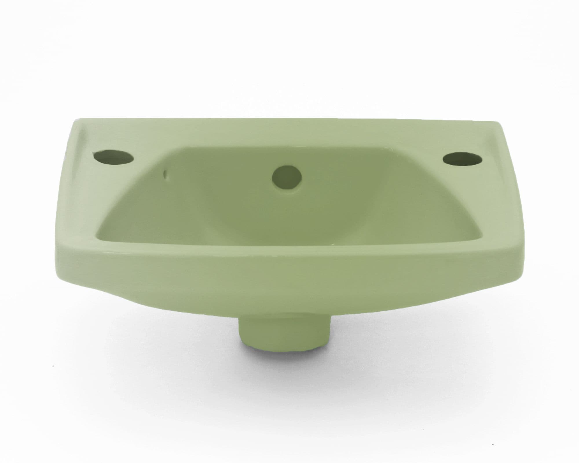 Avocado 36cm Cloakroom 2TH Basin / Sink