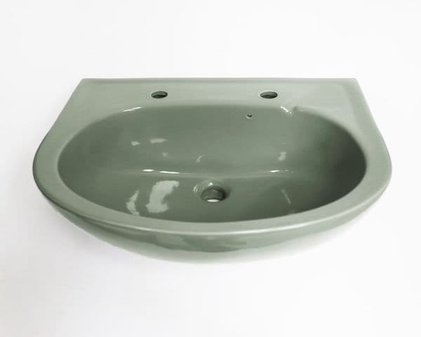 Wild Sage Royal Doulton Victory Semi-Recessed 2TH Basin / Sink