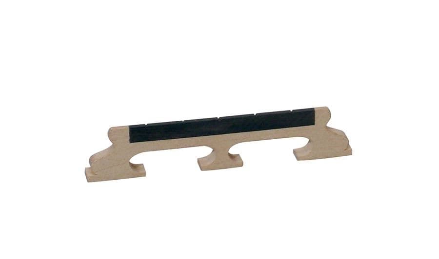 Banjo Bridge - 5 string 3 feet, ebony maple, 1/2" 12.7mm, 5/8" 15.9mm ...