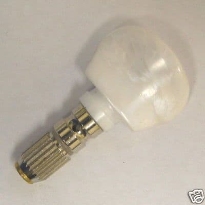 Banjo 5th String Friction Tuning Peg-chrome plate, pearloid button ...