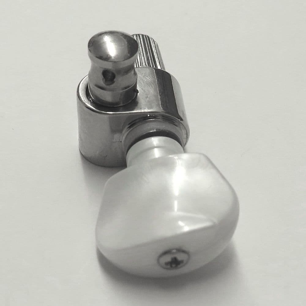 Economical Banjo 5th Tuning Peg-geared, chrome plated, pearloid button ...