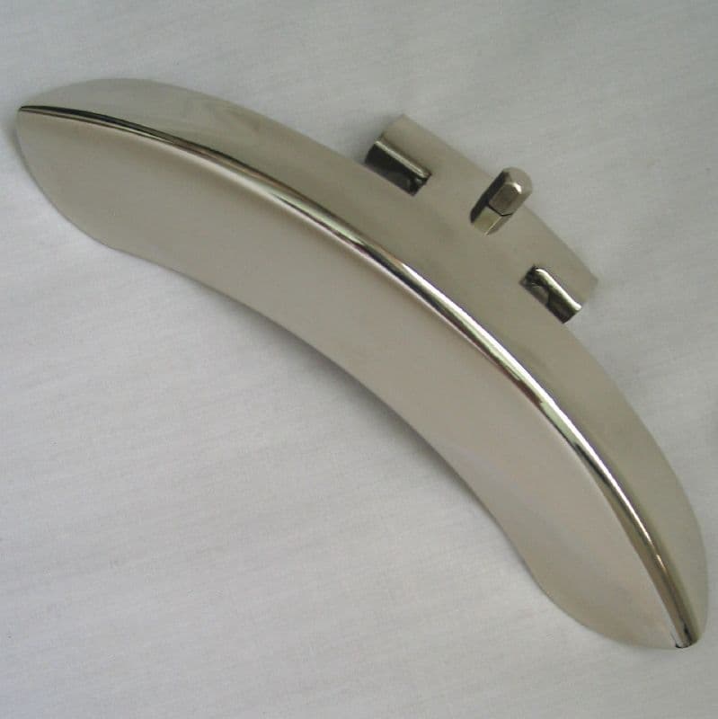 Banjo Armrest-11" singlefix, 24 hook, nickel plated brass| Brown Dog Banjos