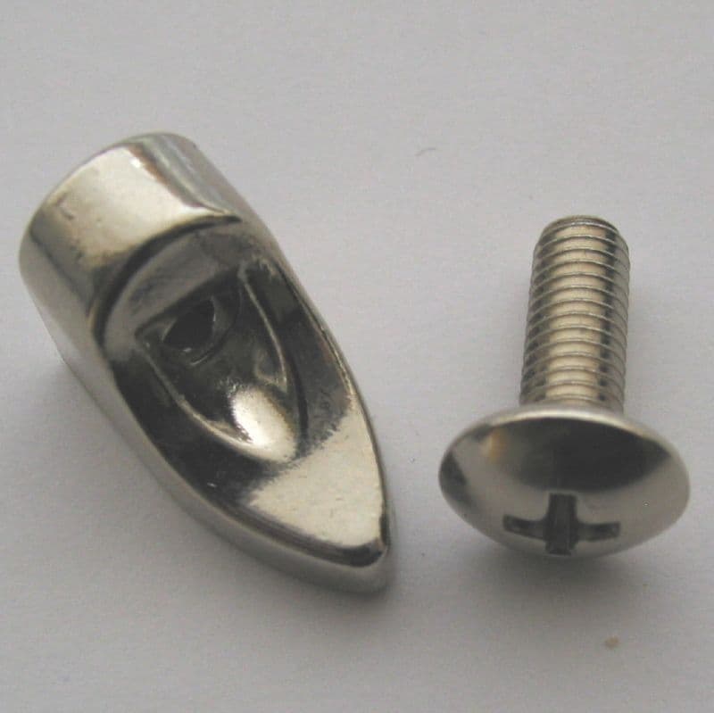 Banjo Bracket Shoe and Bolt - Chinese pattern, nickel plated| Brown dog ...