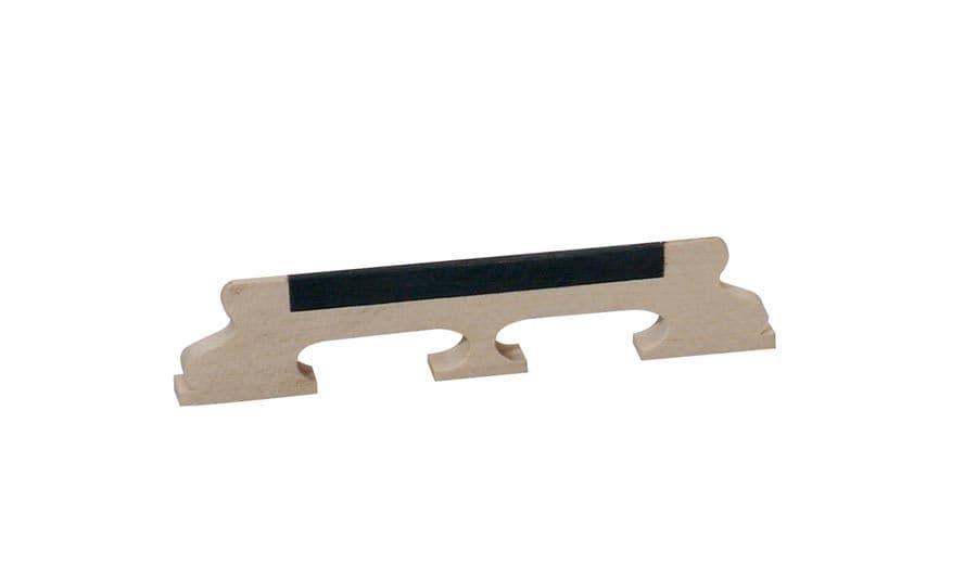 Banjo Bridge - Ebony Maple 4 string 3 feet 1/2", 5/8"| Brown Dog Banjos