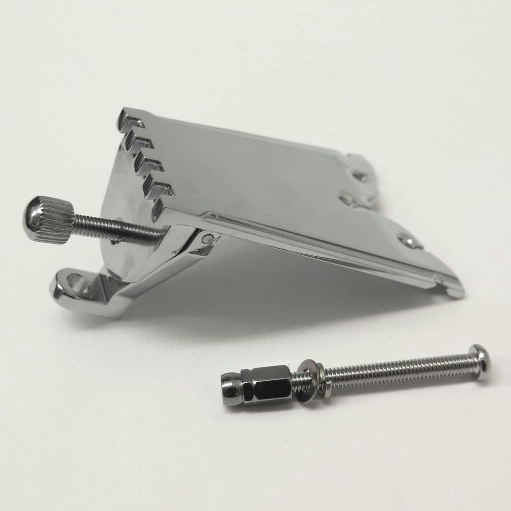 Banjo Tailpiece- Straight pull 4 or 5 string, nickel chrome plated ...