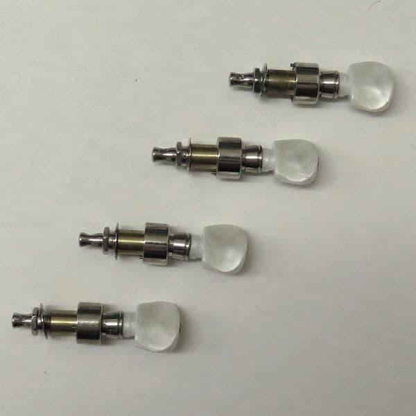 Economic Banjo Tuner Set 4-Orbital geared pegs, chrome plated,pearloid ...