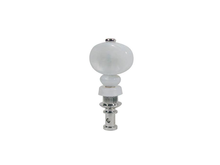 Ukulele, Ukulele Banjo-friction tuner set, nickel plated, white ...