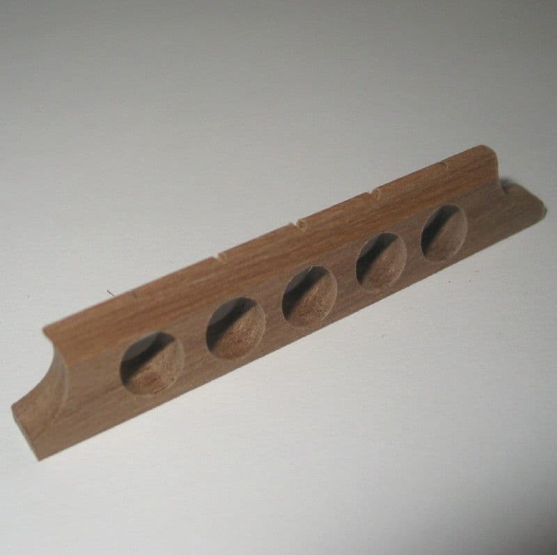 Banjo Bridge - Fielding, 5 string, Ironwood Walnut 1/2", 9/16", 5/8 ...