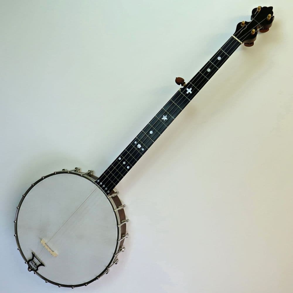 John Clamp-5 string banjo Pre1908|Brown Dog Banjos