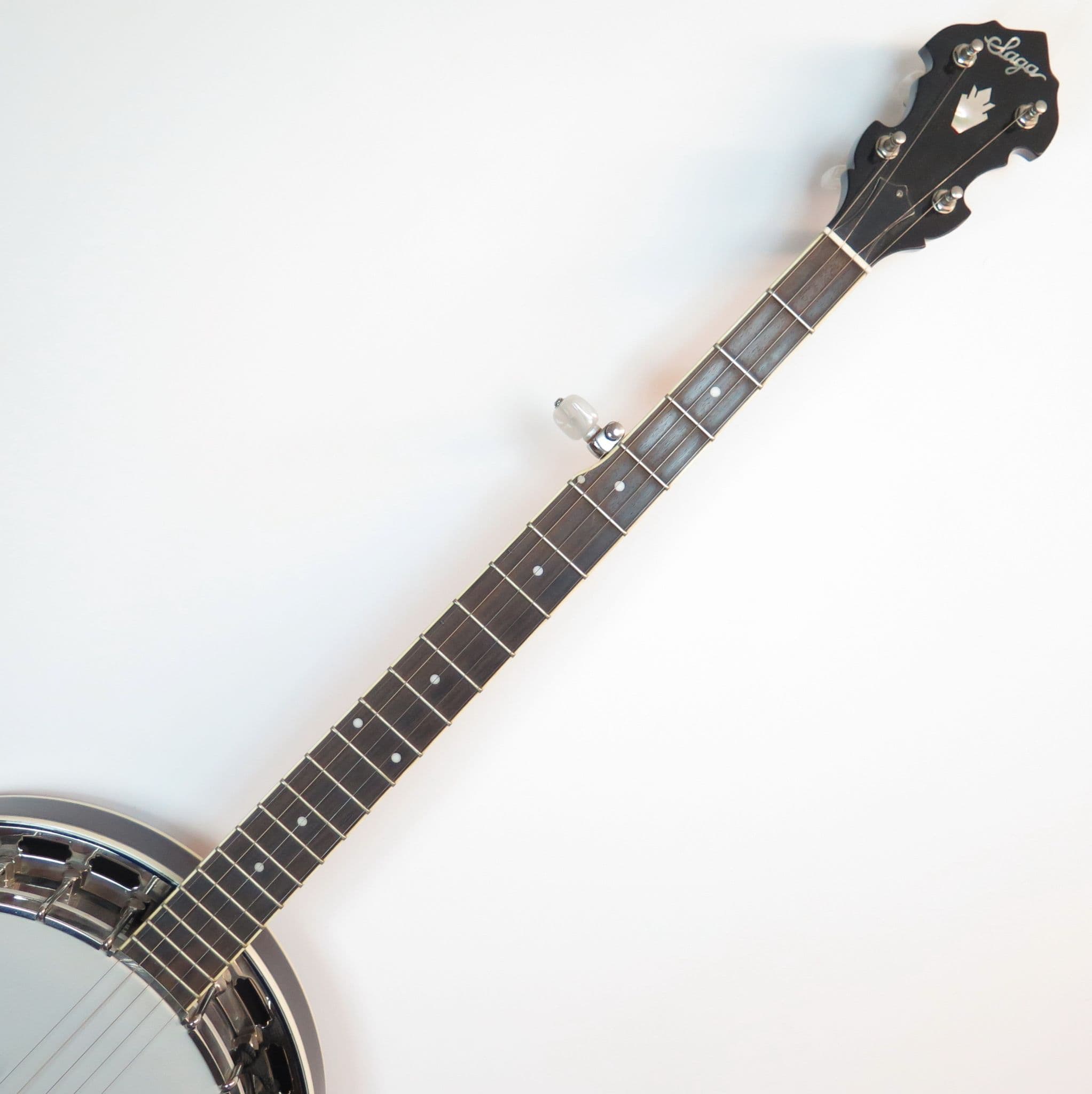 Saga SS3-5 string resonator banjo|Brown Dog Banjos