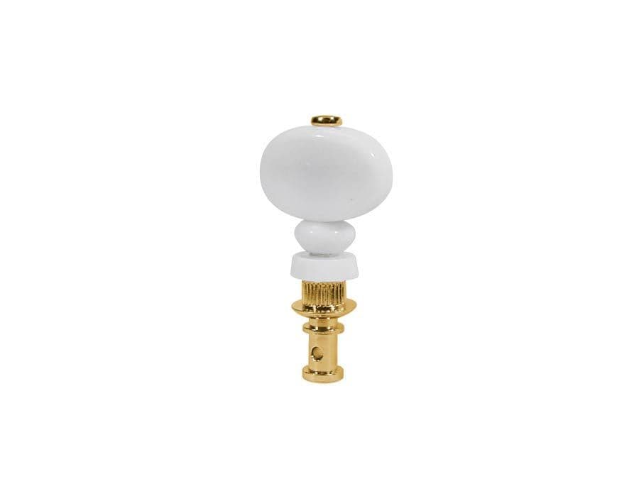 Ukulele, Ukulele Banjo-friction tuner set, white button, gold plated ...