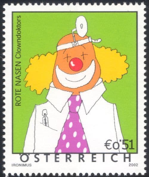 Austria 2002 Clown-Doctor/ Circus/ Medical/ Charity/ Animation 1v s1898