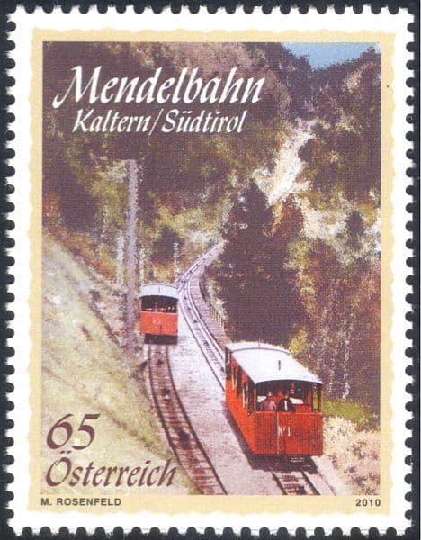Austria 2010 Trains/ Electric Funicular Railway/ Rail/ Transport 1v at1004
