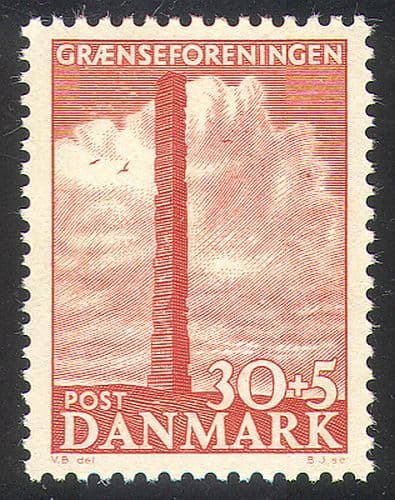 Denmark 1953 Danish Border Union Fund/ Monument/ Memorial Stone/ Craft ...