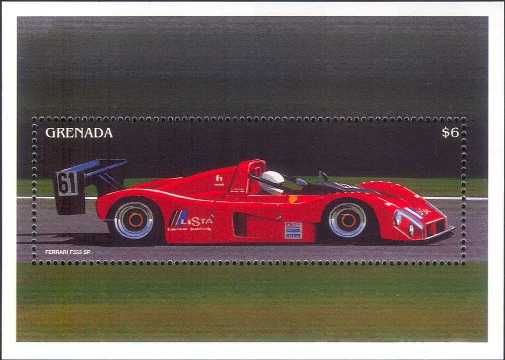 Grenada 1996 Ferrari/ Sports Cars/ Motoring/ Motor Racing/ Transport 1v ...