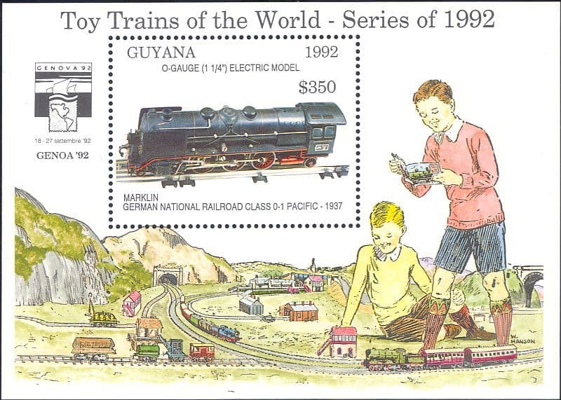 Guyana 1992 Model Railways/ Steam Engines/ Trains/ Rail/ Toys ...