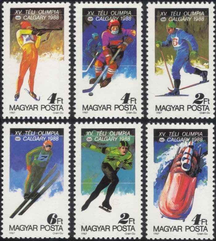 Hungary 1987 Olympic Games/ Olympics/ Sport/ Hockey/ Biathlon/ Shooting ...