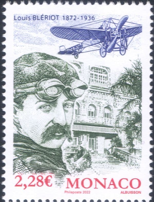 Monaco 2022 Louis Bleriot/ People/ Aircraft/ Aviator/ Aviation/ Planes ...