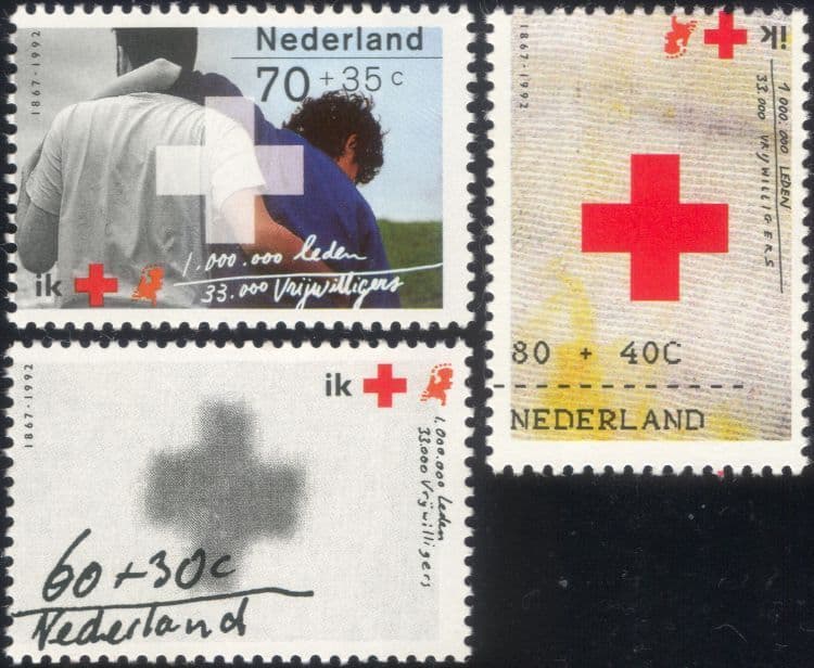 Netherlands 1992 Red Cross 125th Anniversary/ Medical/ Health/ Welfare ...