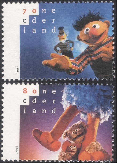 Netherlands 1996 Sesame Street/ Puppets/ Bears/ Television/ Children s ...