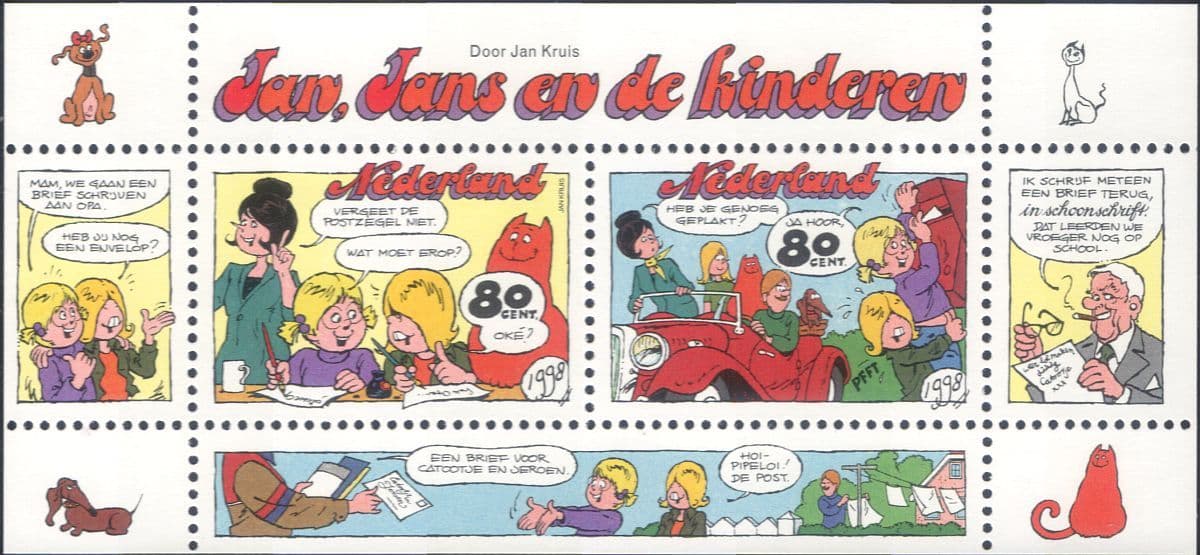 Netherlands 1998 Jack/ Jacky/ Juniors/ Cartoon/ Animation/ Comic Strip ...