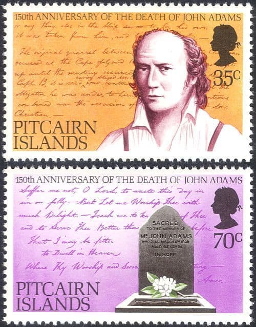 Pitcairn Islands 1979 John Adams/ Mutiny/ People/ HMS Bounty/ History ...