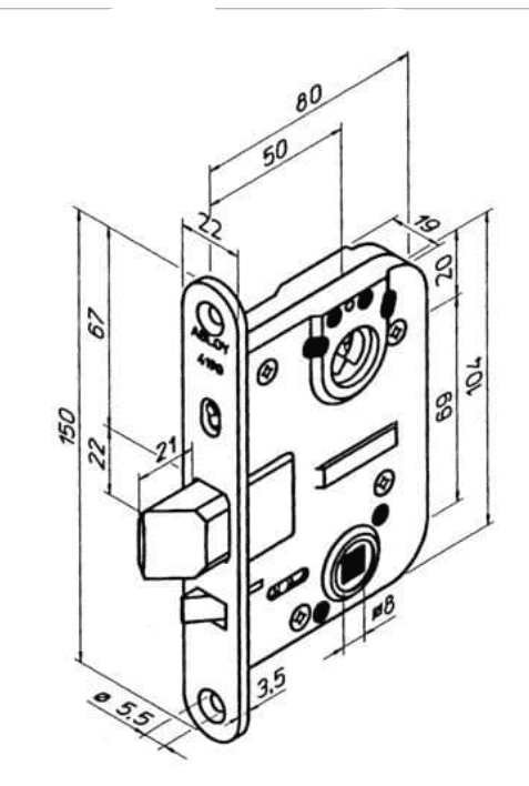 Abloy 4190 - Deadlocking Sashlock