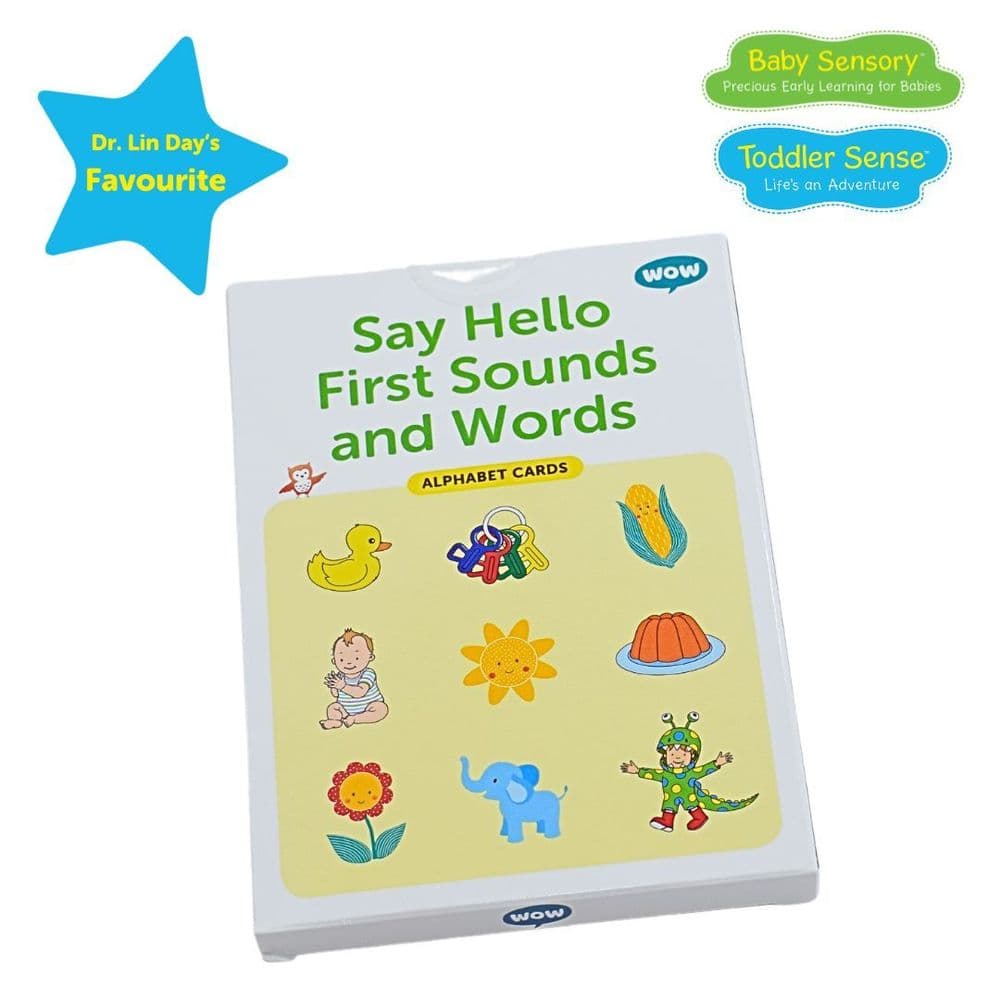 Baby Sensory Say Hello First Sounds and Words Alphabet Cards