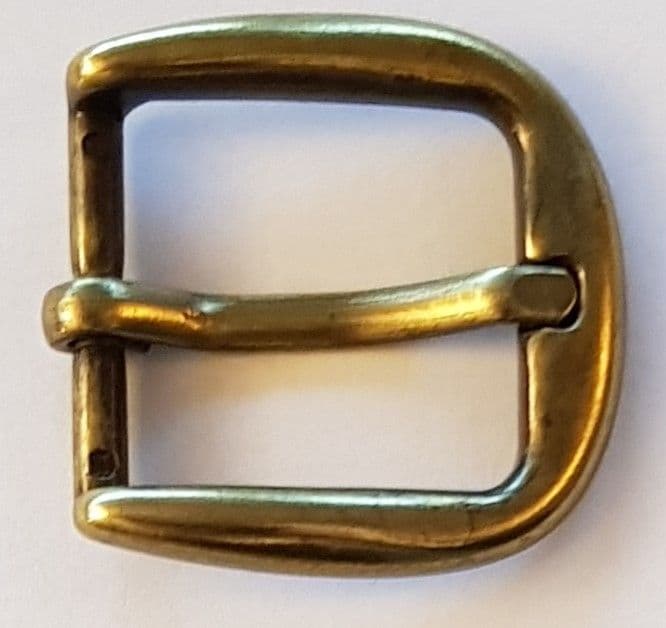 25mm Mellow Brass Zinc Belt Buckle Code CB2