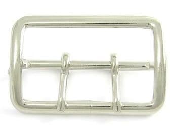 50mm Double Two Pronged Buckle For belts up to 50mm 2 inches wide Code ...