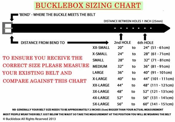 50mm Snap Fit Leather Belt