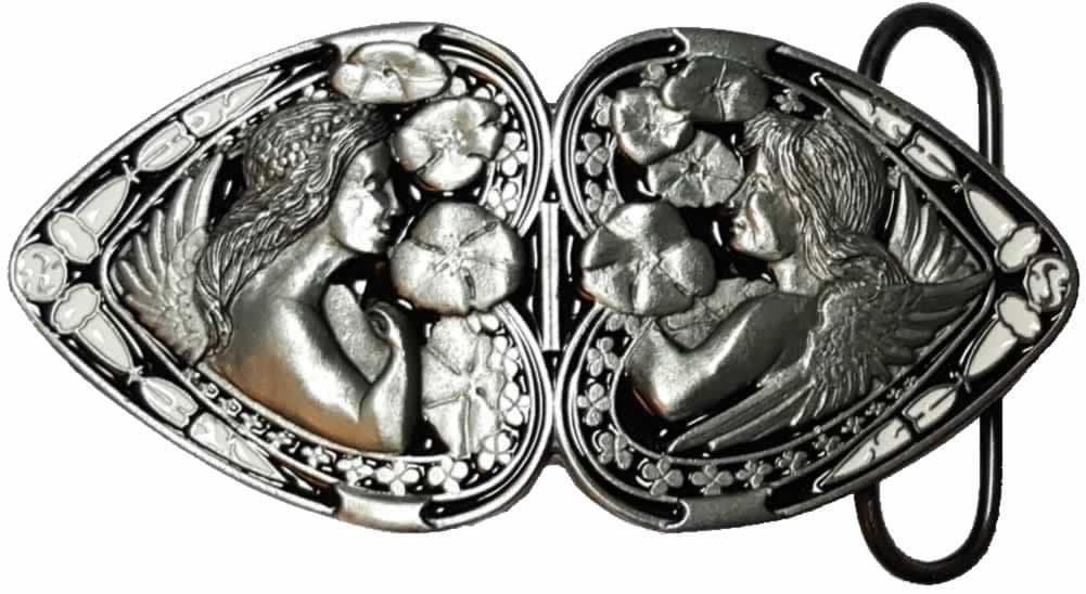 Angels Belt Buckle with display stand Code WK2