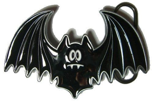 Bat Belt Buckle including display stand