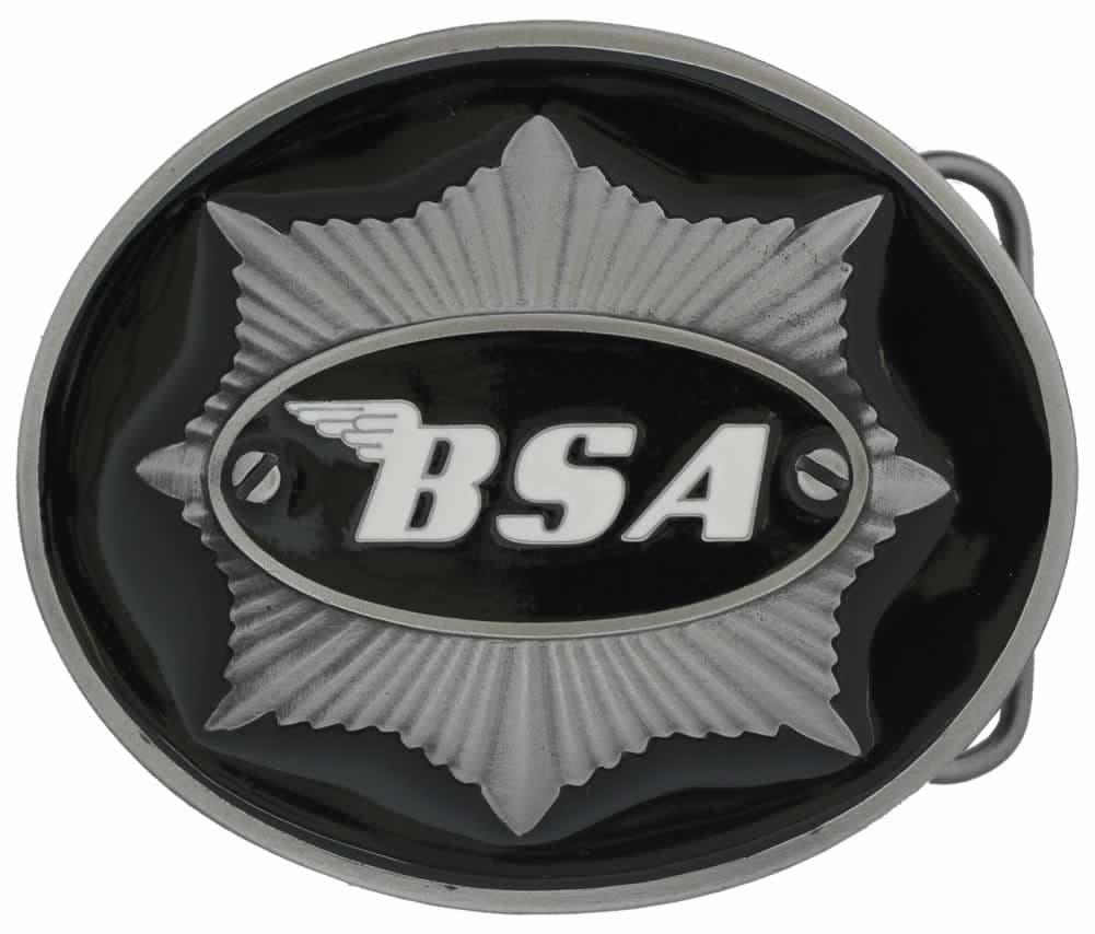 BSA Star / Black Officially Licensed Belt Buckle With Display Stand ...