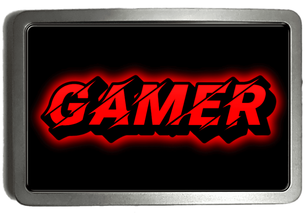 Computer Gamer Belt Buckle Code A0169