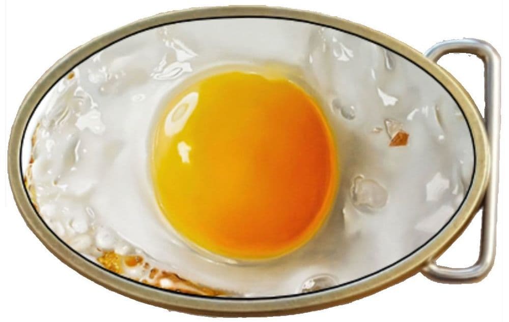 Fried Egg Belt Buckle