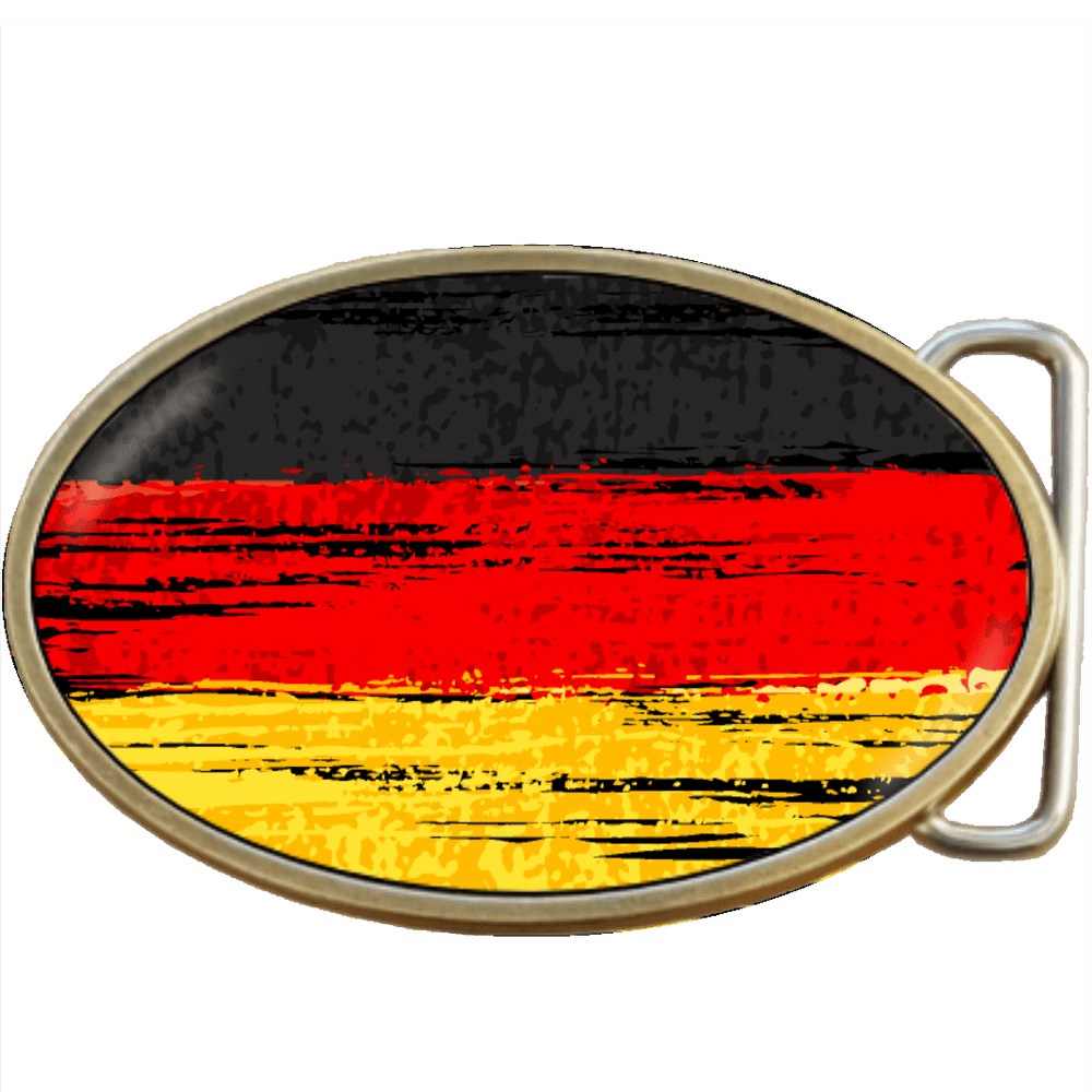 Germany Grunge German Flag Belt Buckle Code A0027