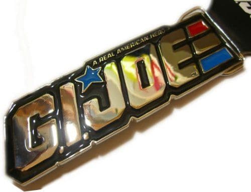 GI Joe Belt Buckle with display stand - Officially Licensed