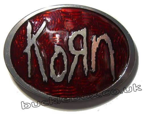 KORN OVAL Belt Buckle display stand