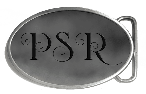 Monogram Personalised Belt Buckle