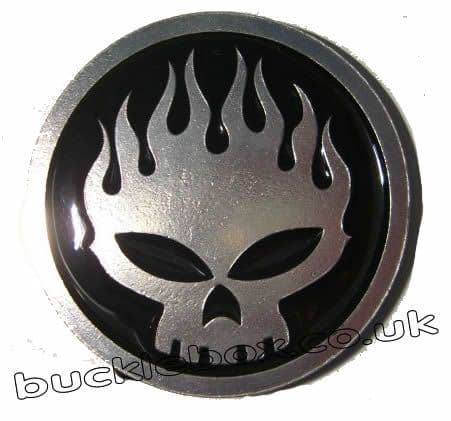 OFFSPRING SKULL Belt Buckle display stand