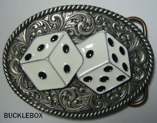 Rodeo Dice Belt Buckle Code CD4