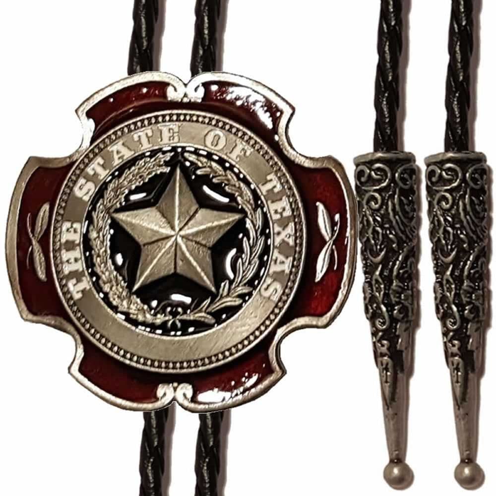 The State of Texas Star Bolo Tie Code BTWW39E