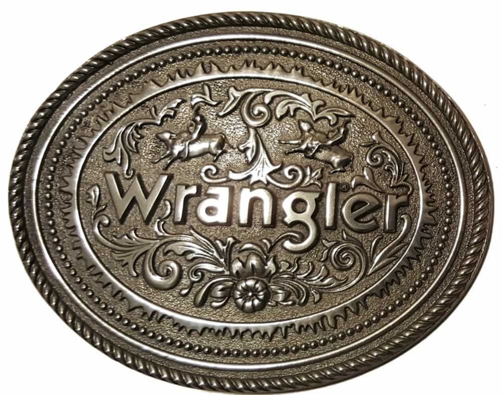 Wrangler Oval Officially Licensed Belt Buckle Code RC4