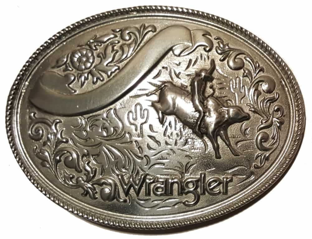Wrangler Oval Scroll Belt Buckle display stand Code RC2